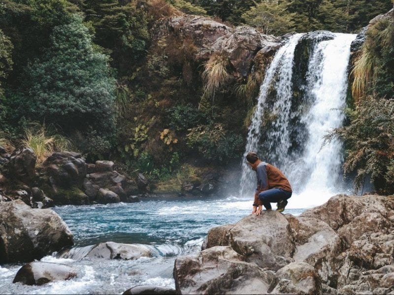 Visiting Tawhai Falls / Gollum's Pool in Tongariro National Park, New ...