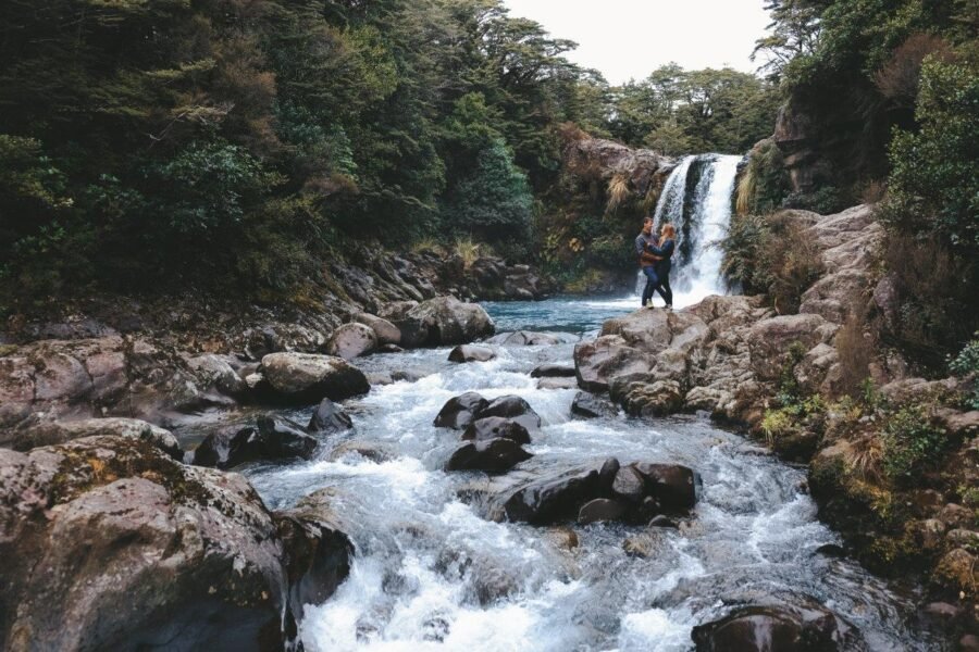 Visiting Tawhai Falls / Gollum's Pool in Tongariro National Park, New ...