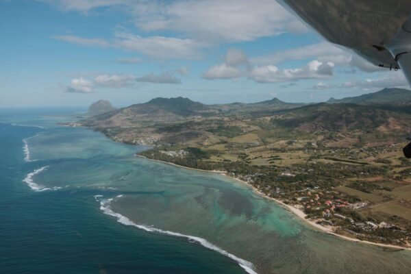 Flying Over Mauritius' Underwater Waterfall | Jana Meerman