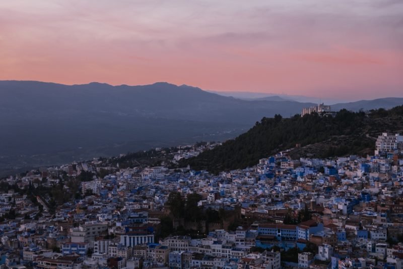 Best Sunset Spot in Chefchaouen, Morocco | Jana Meerman