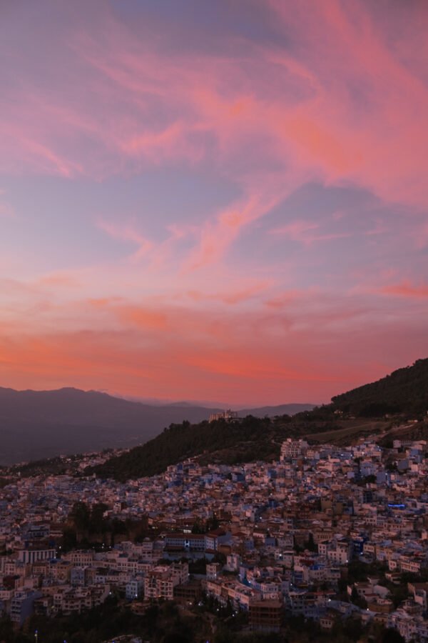 Best Sunset Spot in Chefchaouen, Morocco | Jana Meerman